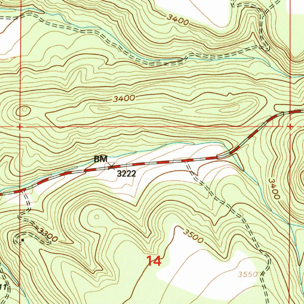 Prineville, OR (1992, 24000-Scale) Map by United States Geological ...