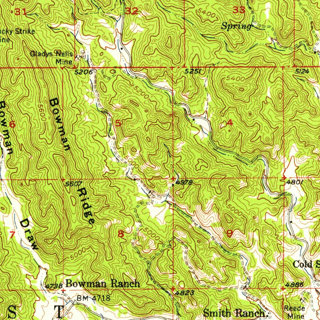 Pringle, SD (1956, 62500-Scale) Map by United States Geological Survey ...