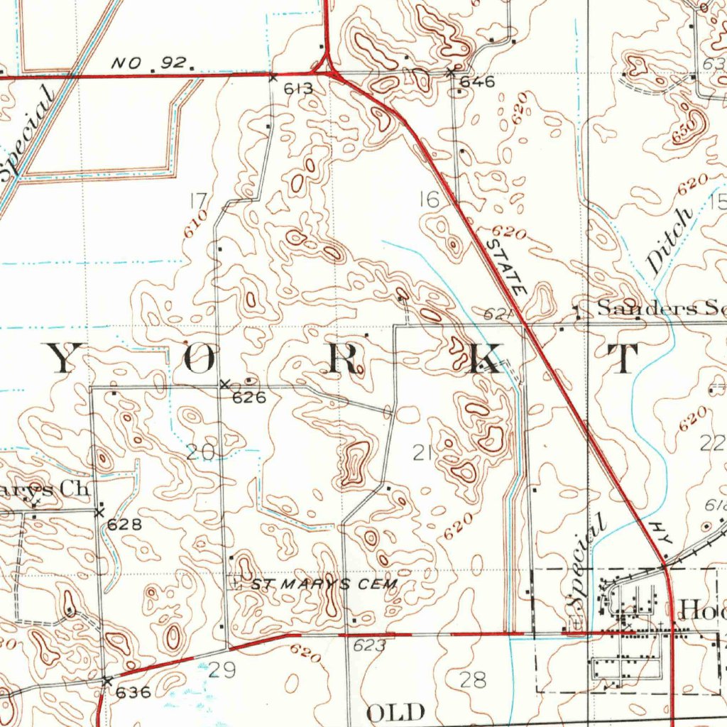 Prophetstown, IL (1936, 62500-Scale) Map by United States Geological ...