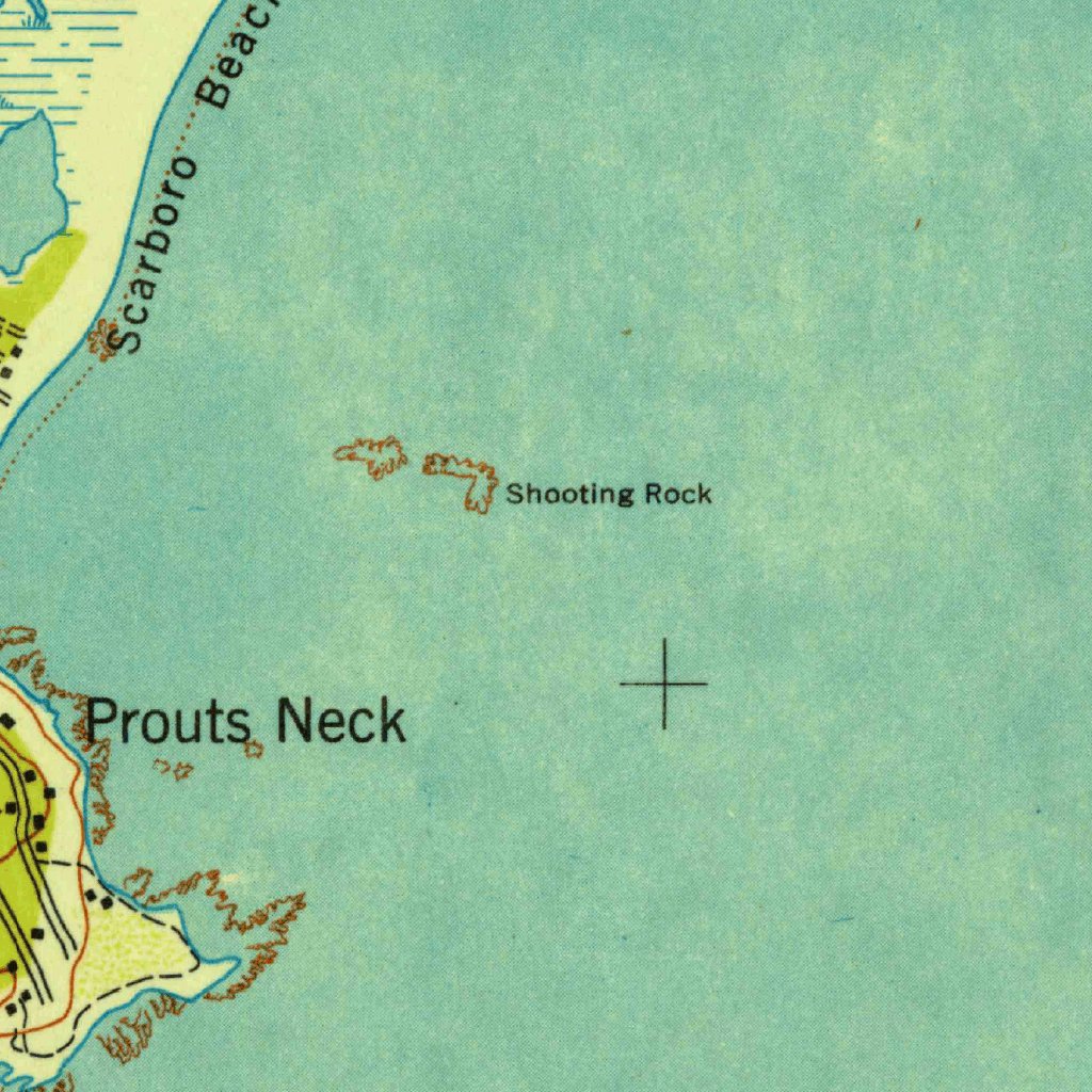 Prouts Neck, ME (1944, 24000-Scale) Map by United States Geological ...