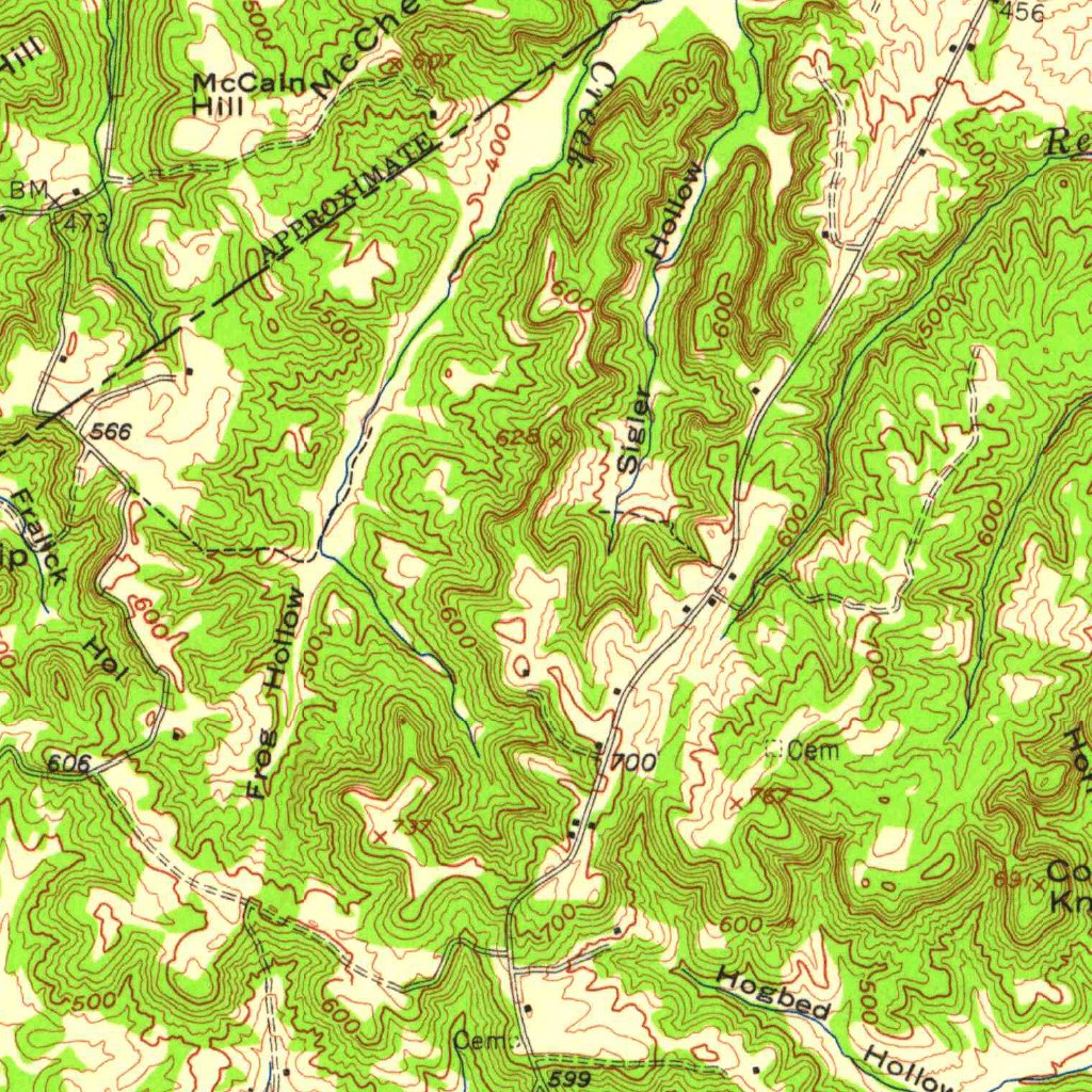 Providence, KY (1954, 62500-Scale) Map by United States Geological ...