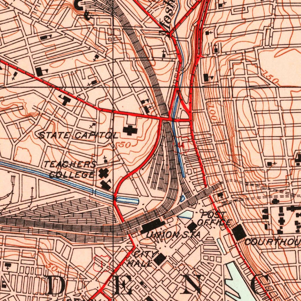 Providence, RI (1935, 24000-Scale) Map by United States Geological ...