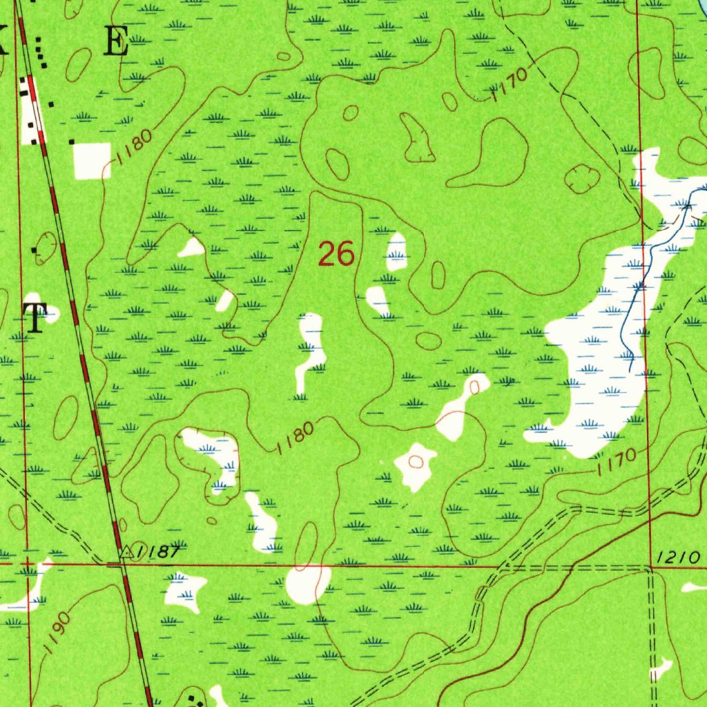 Prudenville, MI (1963, 24000-Scale) Map by United States Geological ...