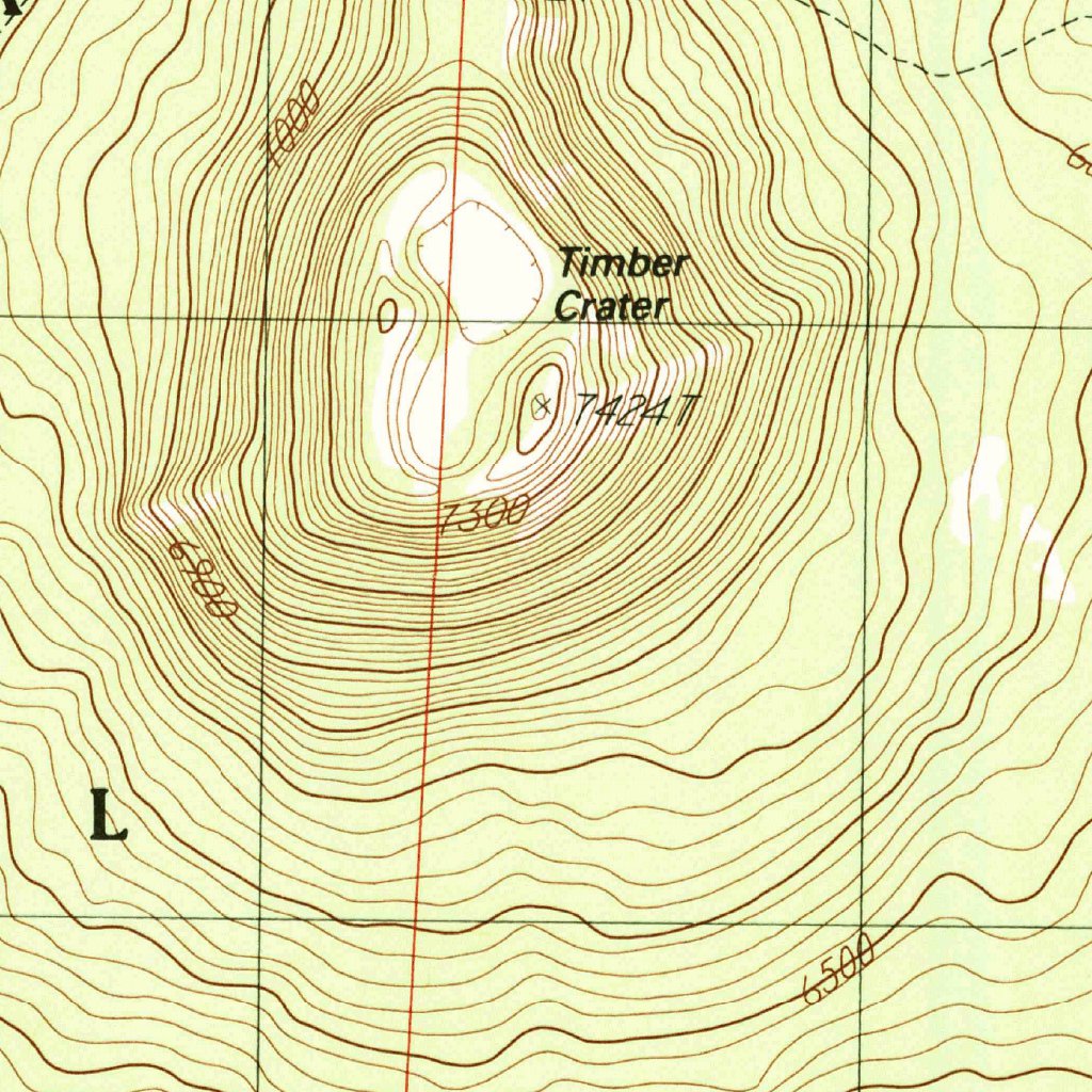 Pumice Desert East, OR (1985, 24000-Scale) Map by United States ...
