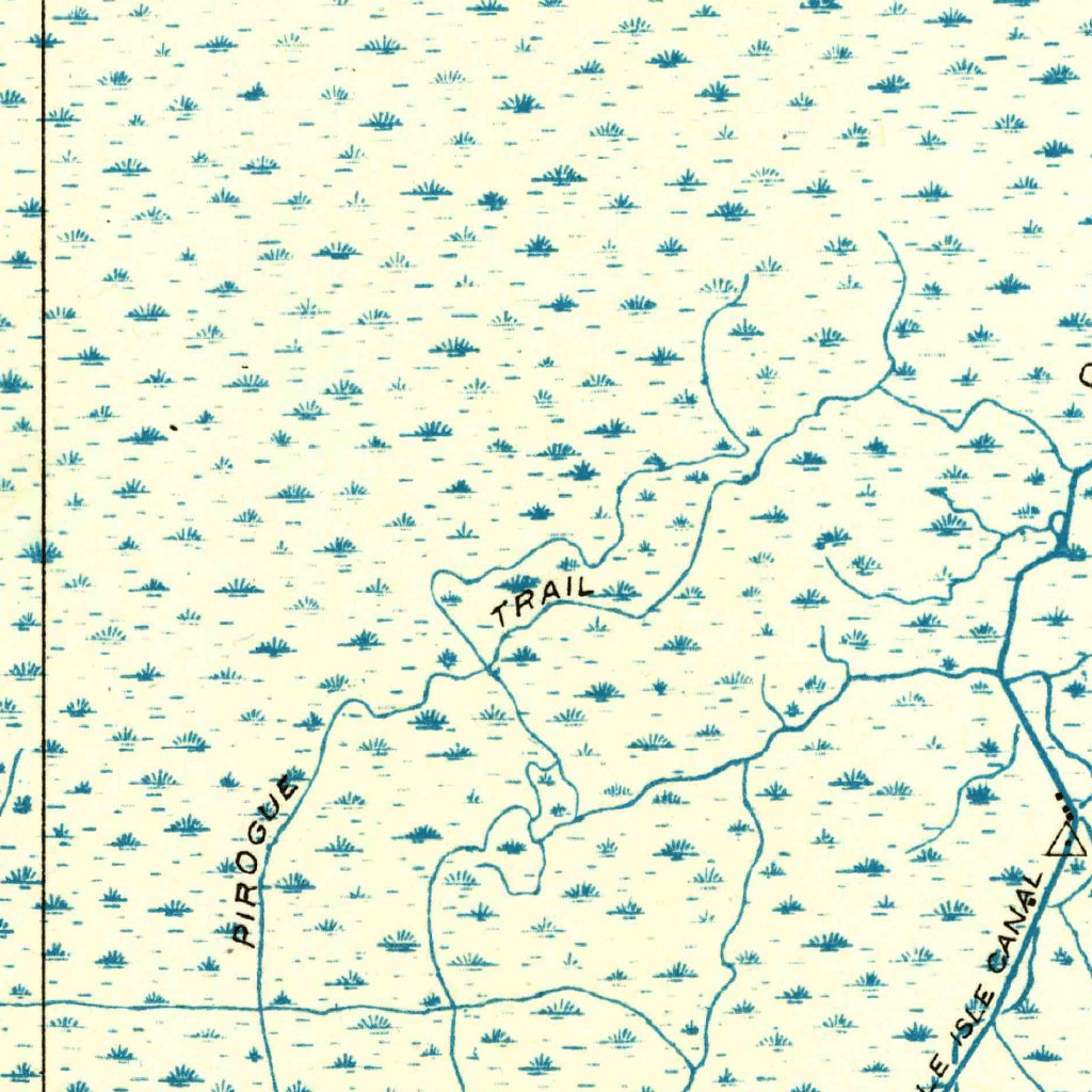 Pumpkin Islands, LA (1945, 31680-Scale) Map by United States Geological ...