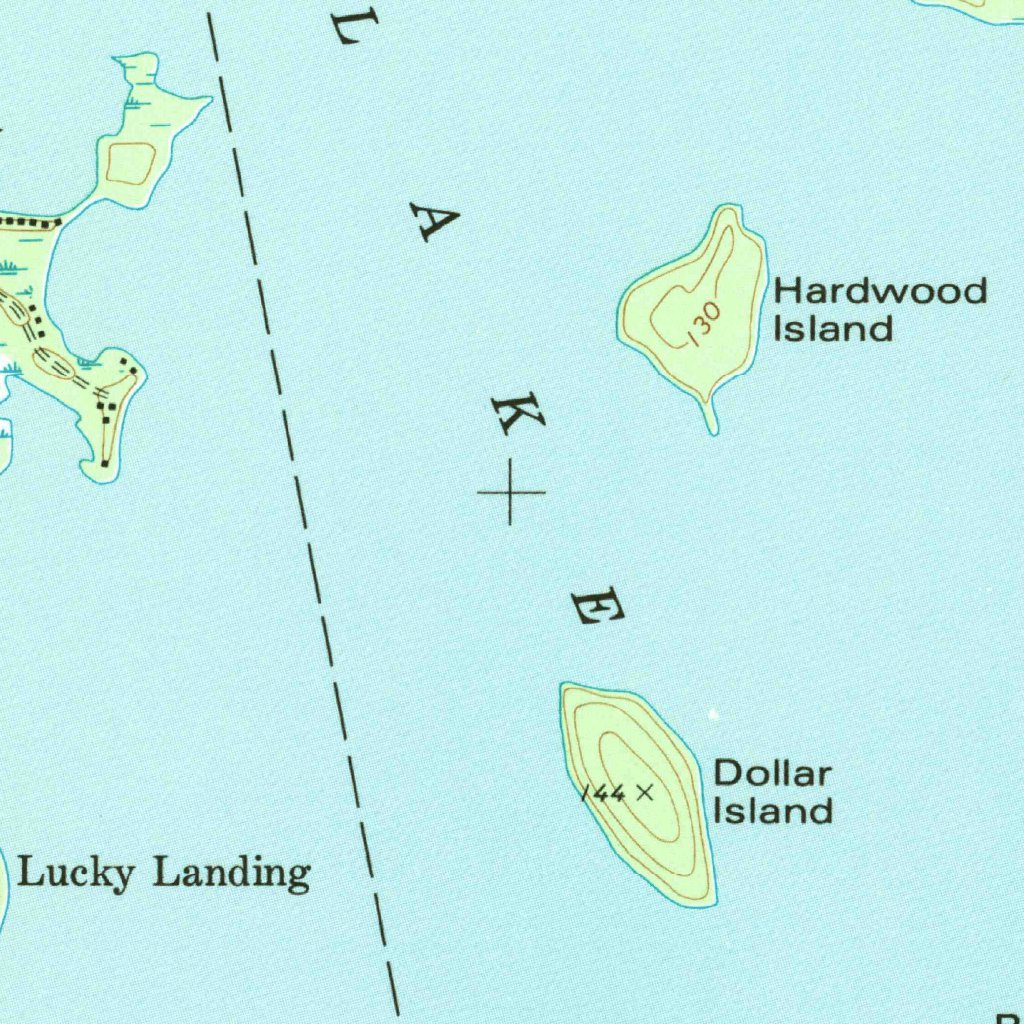 Pushaw Lake, ME (1977, 24000-Scale) Map by United States Geological ...