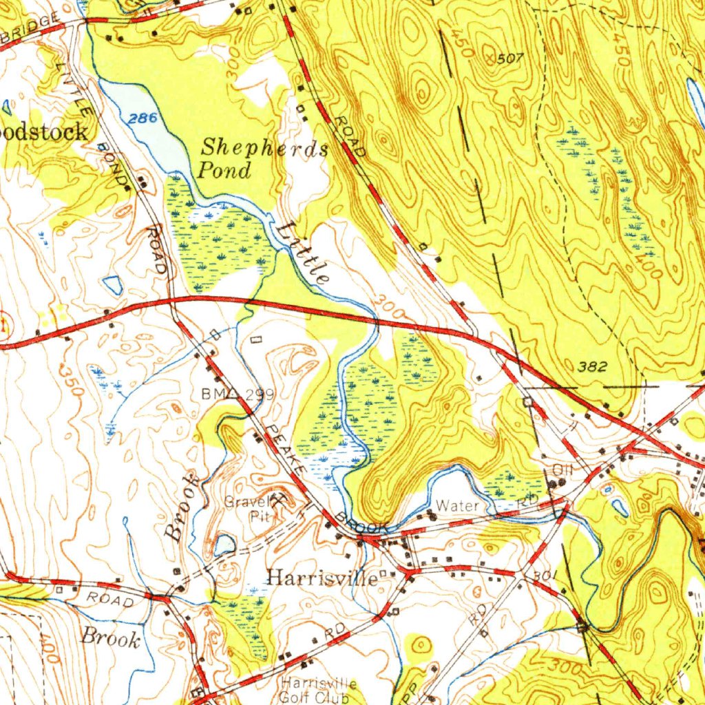 Putnam, CT (1955, 31680-Scale) Map by United States Geological Survey ...