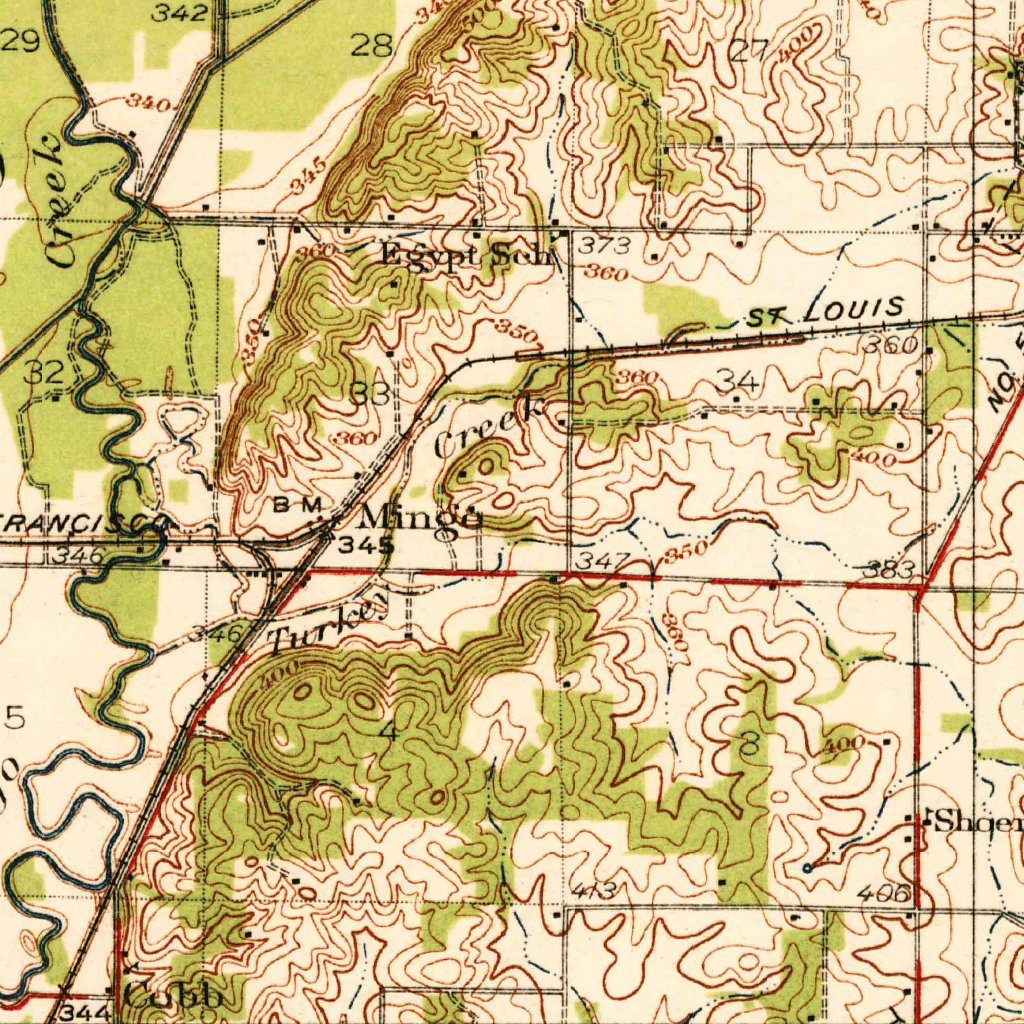 Puxico, MO (1934, 62500-Scale) Map by United States Geological Survey ...