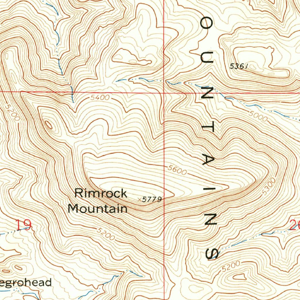 Pyramid Peak, NM (1964, 24000-Scale) Map by United States Geological ...