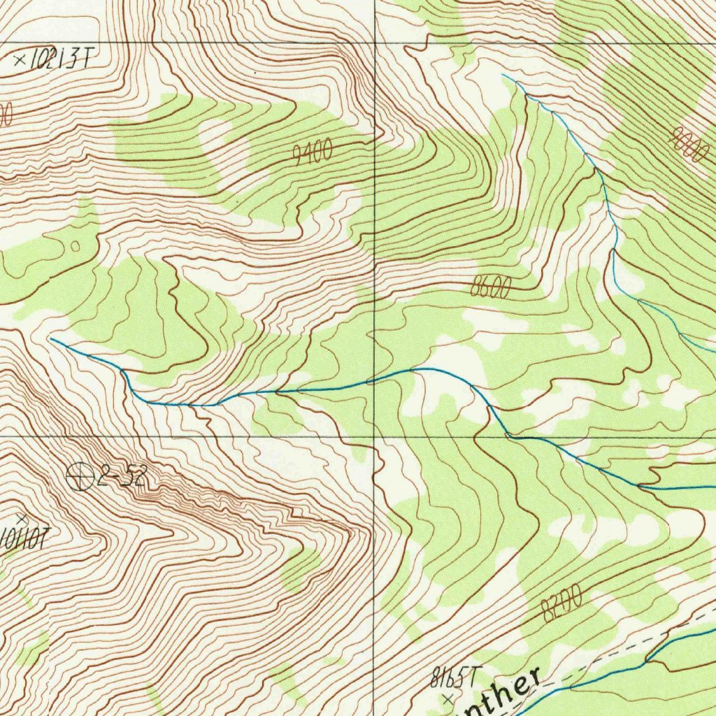 Quadrant Mountain, WY-MT (1986, 24000-Scale) Map by United States ...