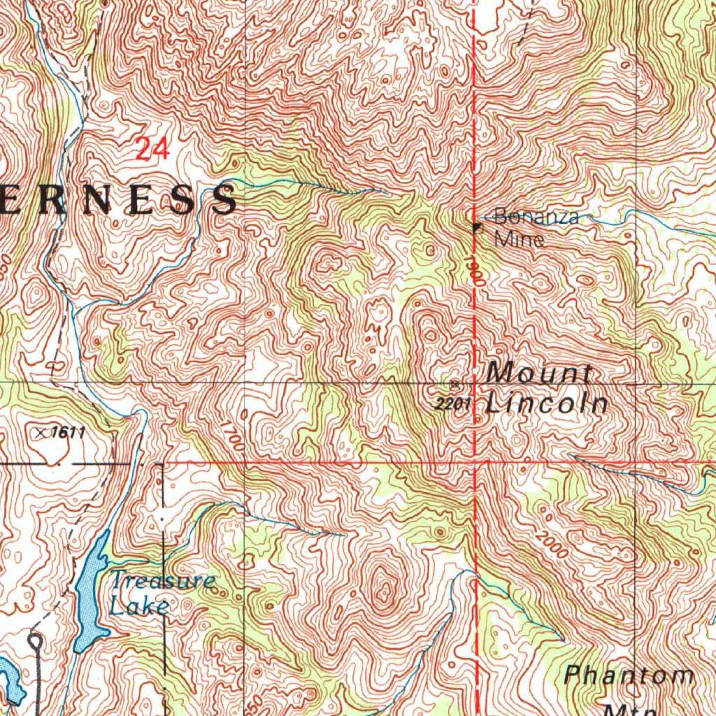 Quanah Mountain, OK (1997, 24000-Scale) Map by United States Geological ...