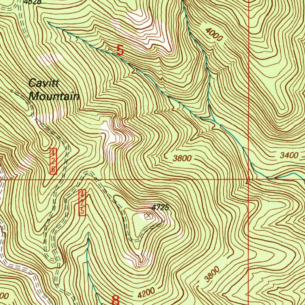 Quartz Mountain, OR (1997, 24000-Scale) Map by United States Geological ...