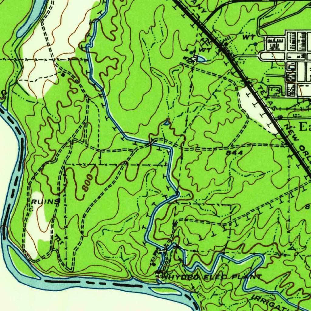 Quemado, TX (1940, 62500-Scale) Map by United States Geological Survey ...