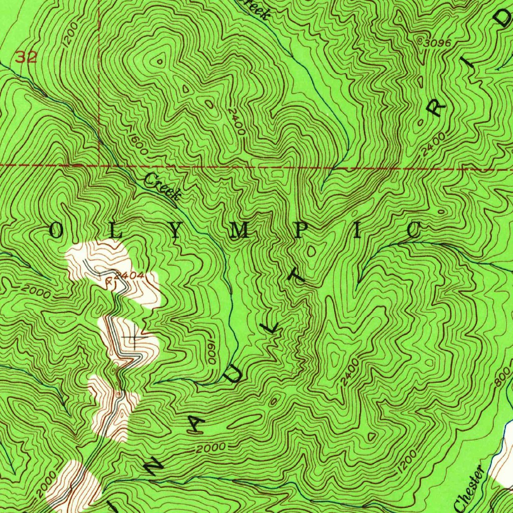 Quinault Lake, WA (1955, 62500-Scale) Map by United States Geological ...
