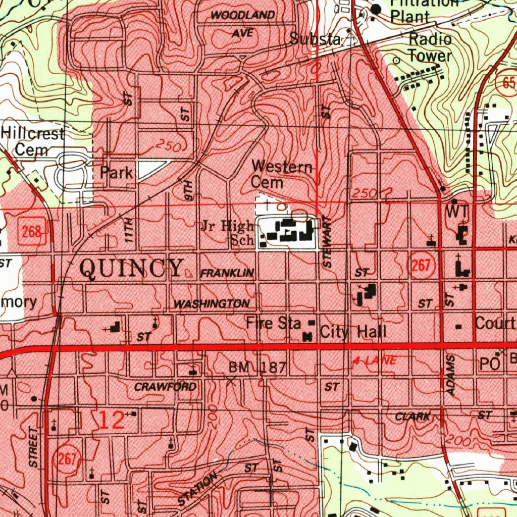 Quincy, FL (1994, 24000-Scale) Map by United States Geological Survey ...