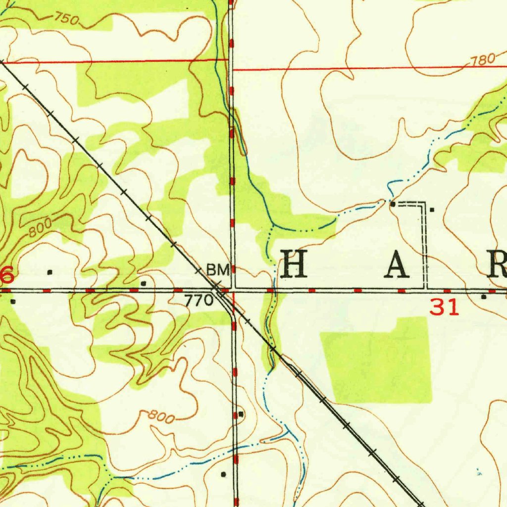 Quincy, IN (1949, 24000-Scale) Map by United States Geological Survey ...