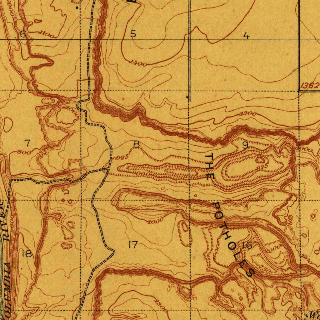Quincy, WA (1910, 62500-Scale) Map by United States Geological Survey ...