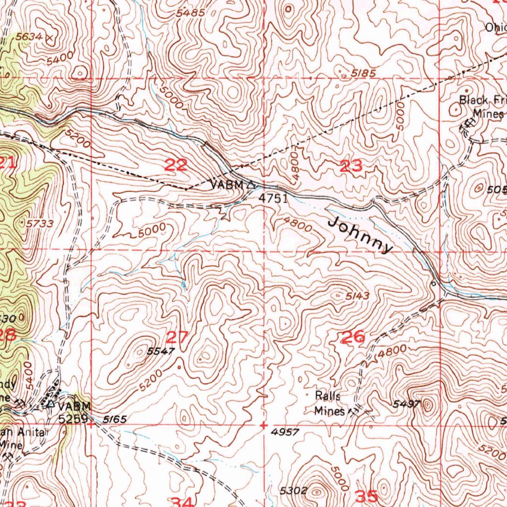 Radersburg, MT (1949, 62500-Scale) Map by United States Geological ...