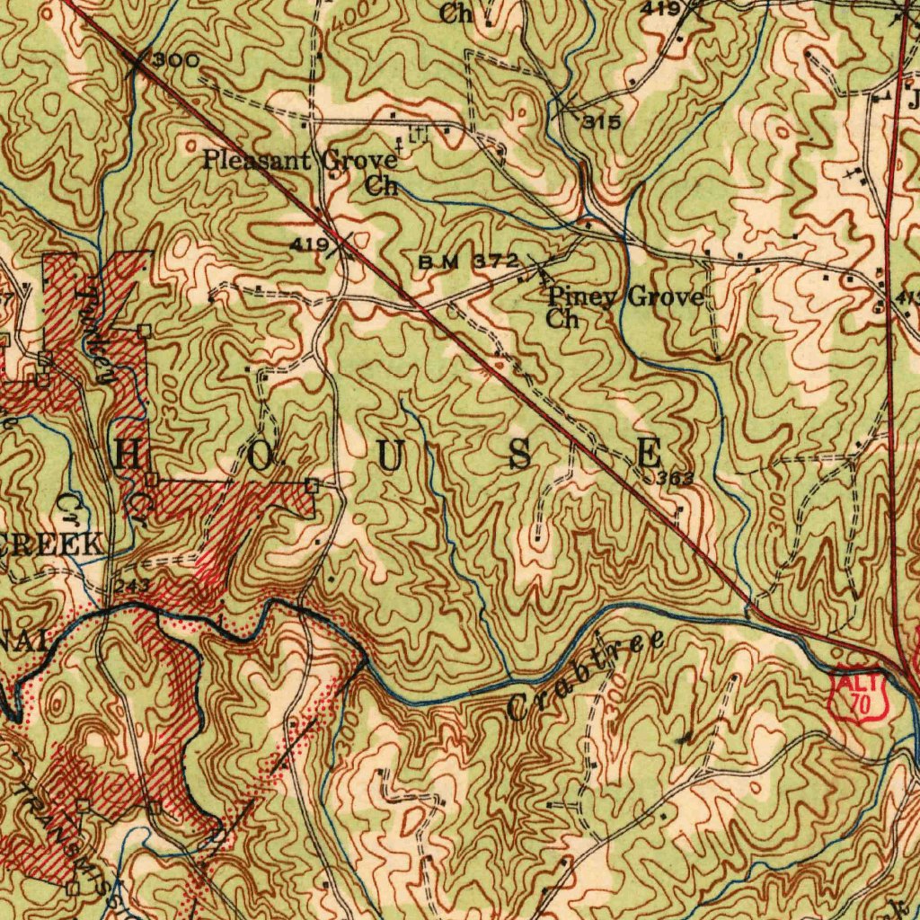 Raleigh, NC (1943, 62500-Scale) Map by United States Geological Survey ...