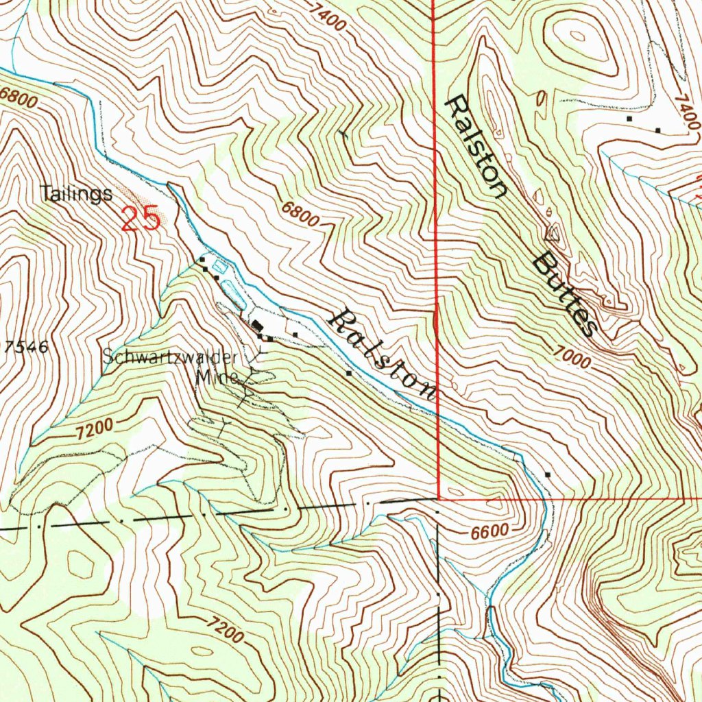 Ralston Buttes, CO (1965, 24000-Scale) Map by United States Geological ...