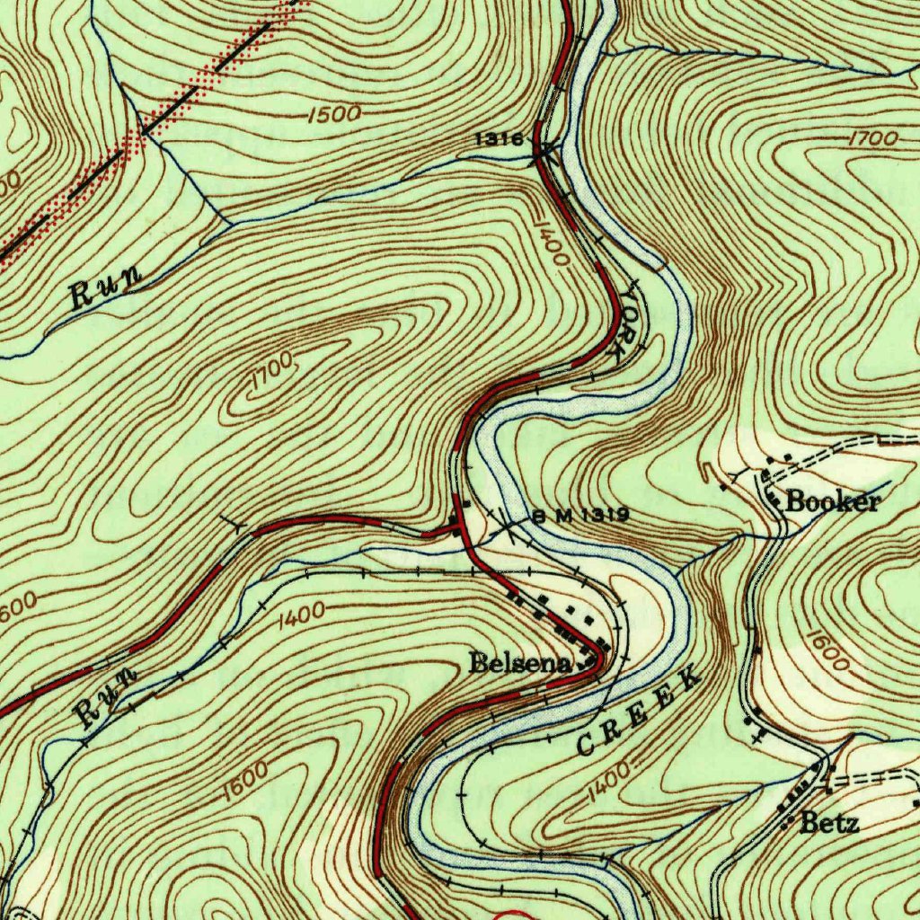 Ramey, PA (1947, 31680-Scale) Map by United States Geological Survey ...