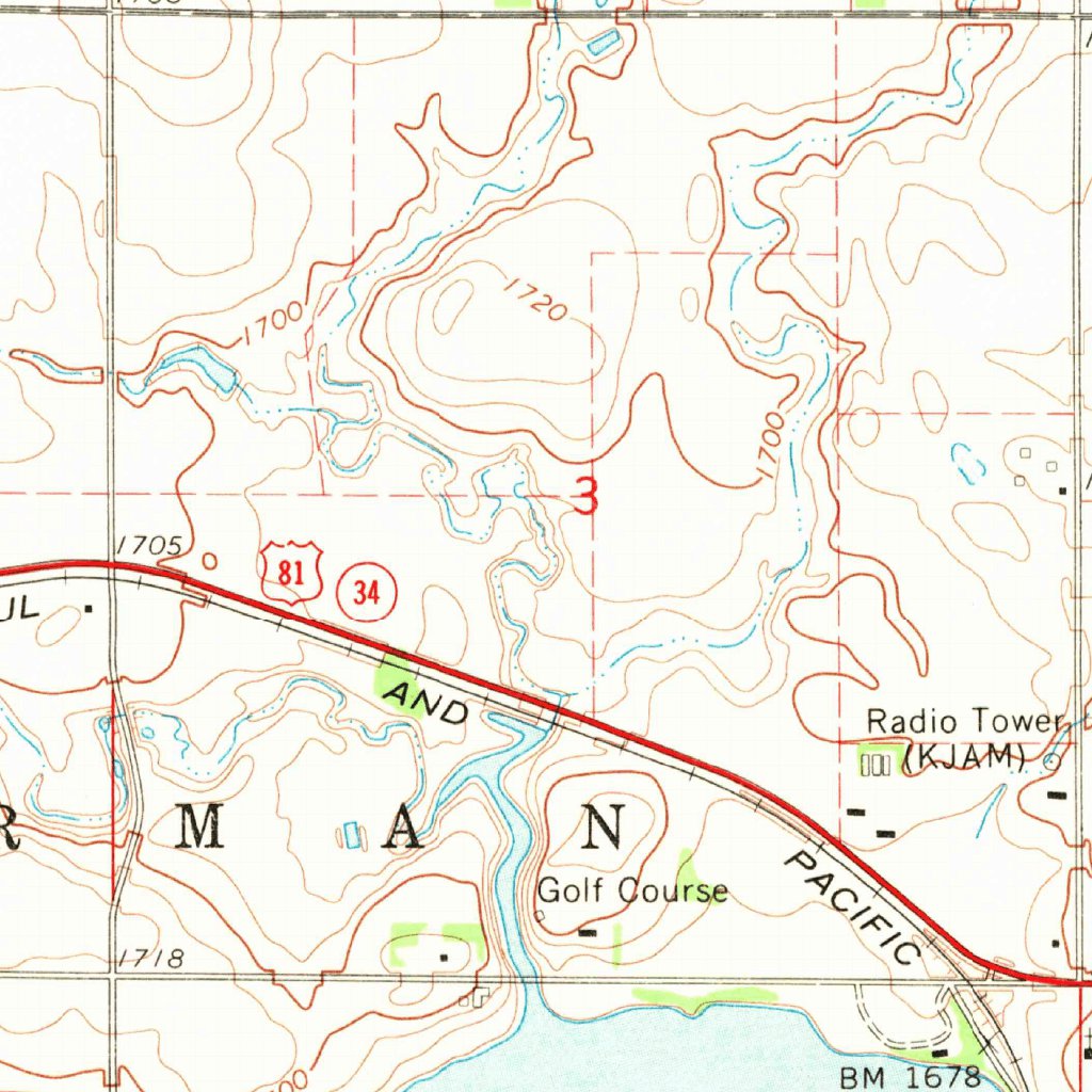 Ramona, SD (1968, 24000-Scale) Map by United States Geological Survey ...