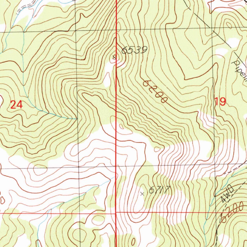 Ramsay, MT (1989, 24000-Scale) Map by United States Geological Survey ...