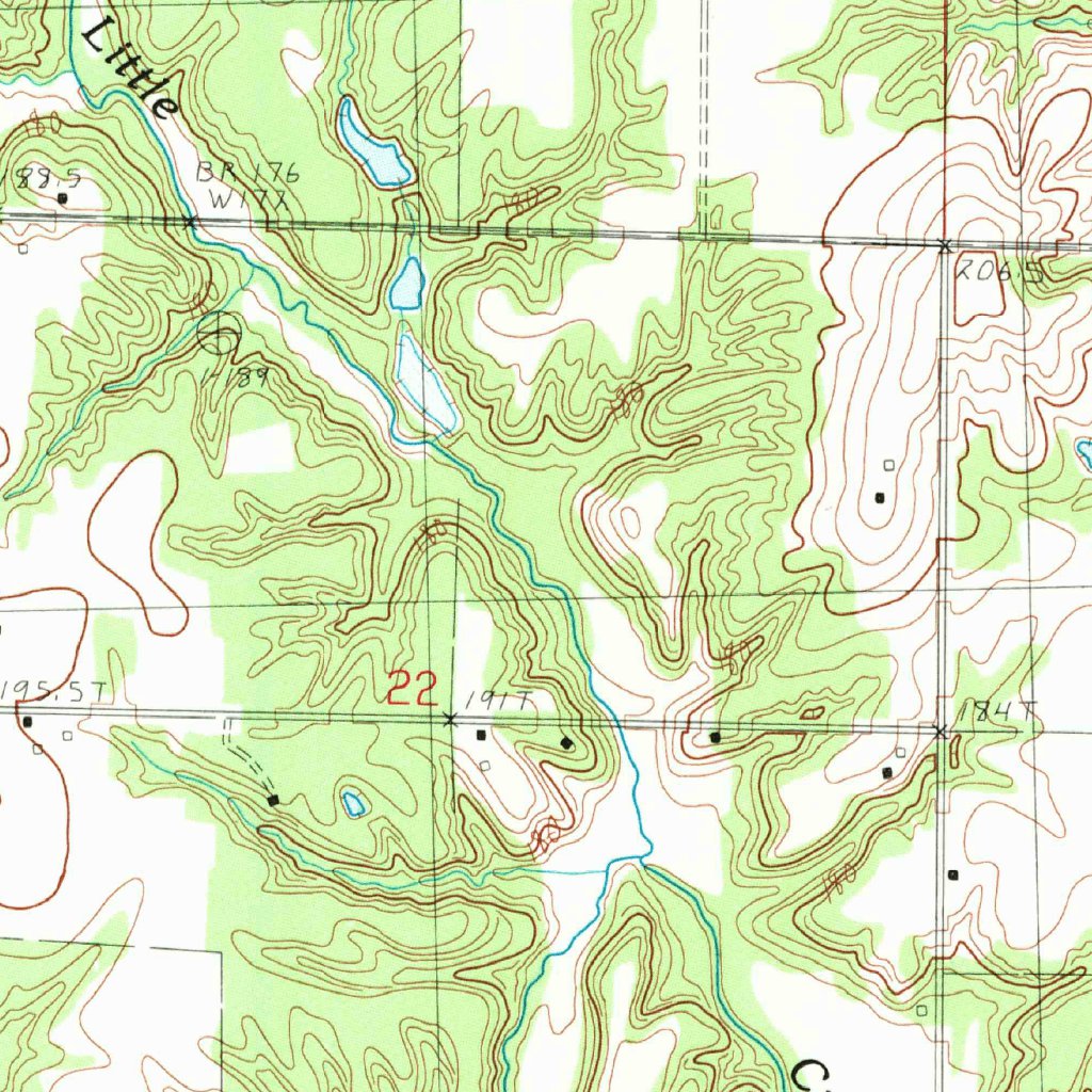 Ramsey, IL (1982, 24000-Scale) Map by United States Geological Survey ...