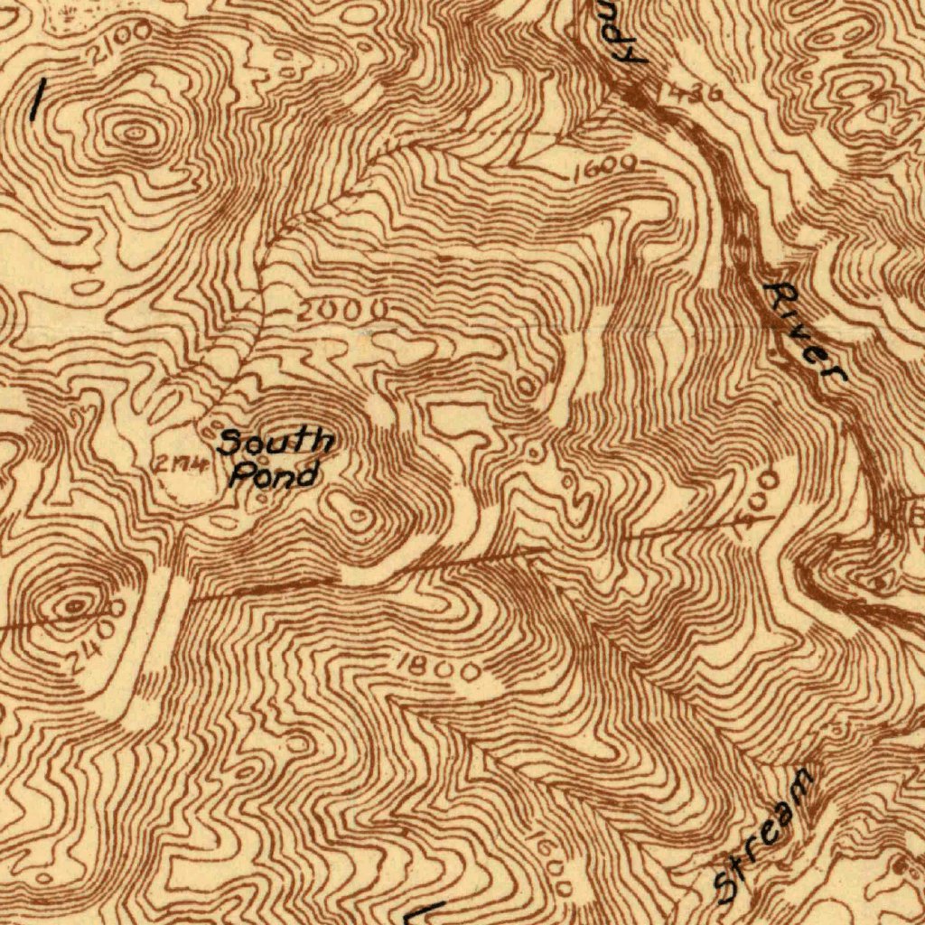 Rangeley, ME (1933, 48000-Scale) Map by United States Geological Survey ...