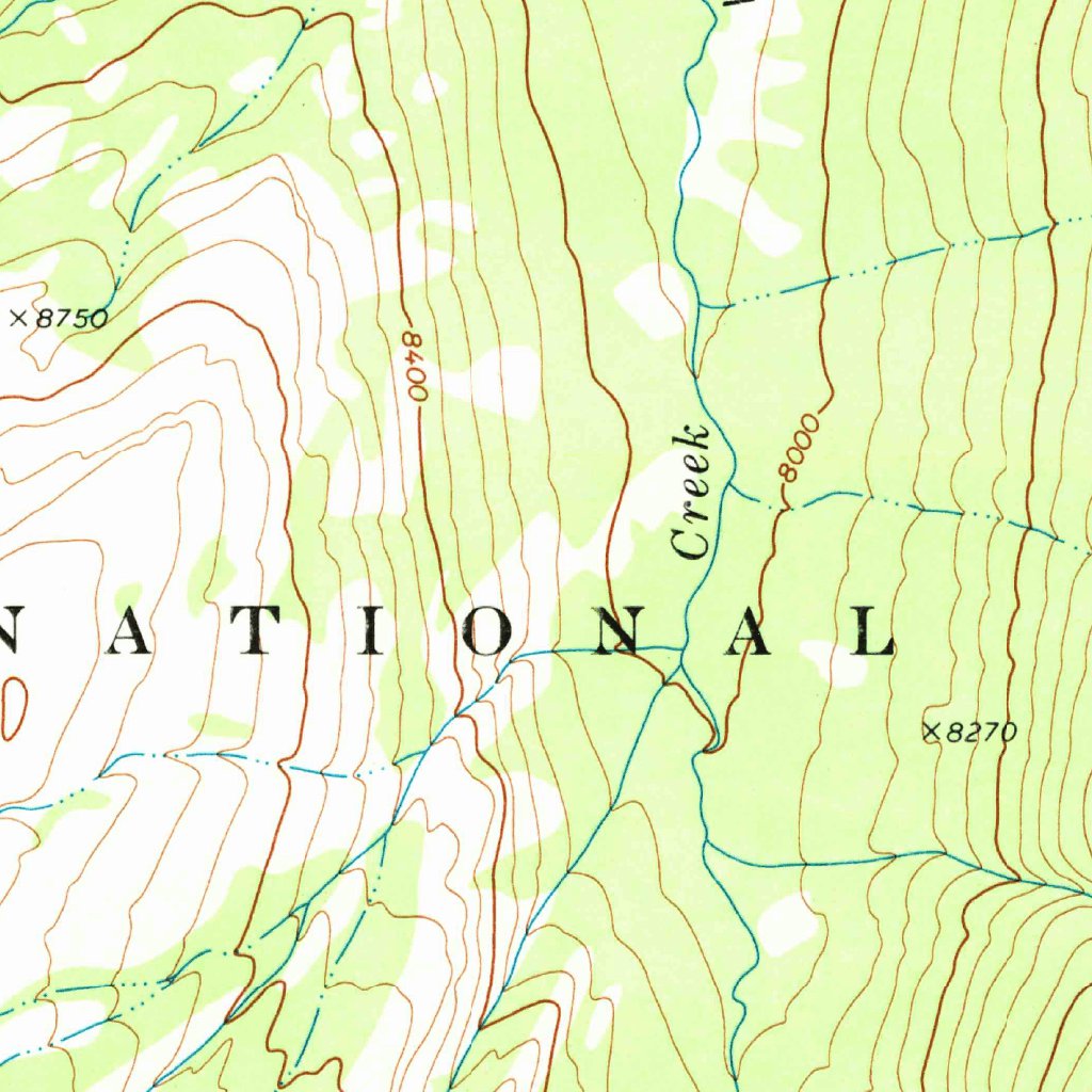 Ranger Peak, WY (1968, 24000-Scale) Map by United States Geological ...