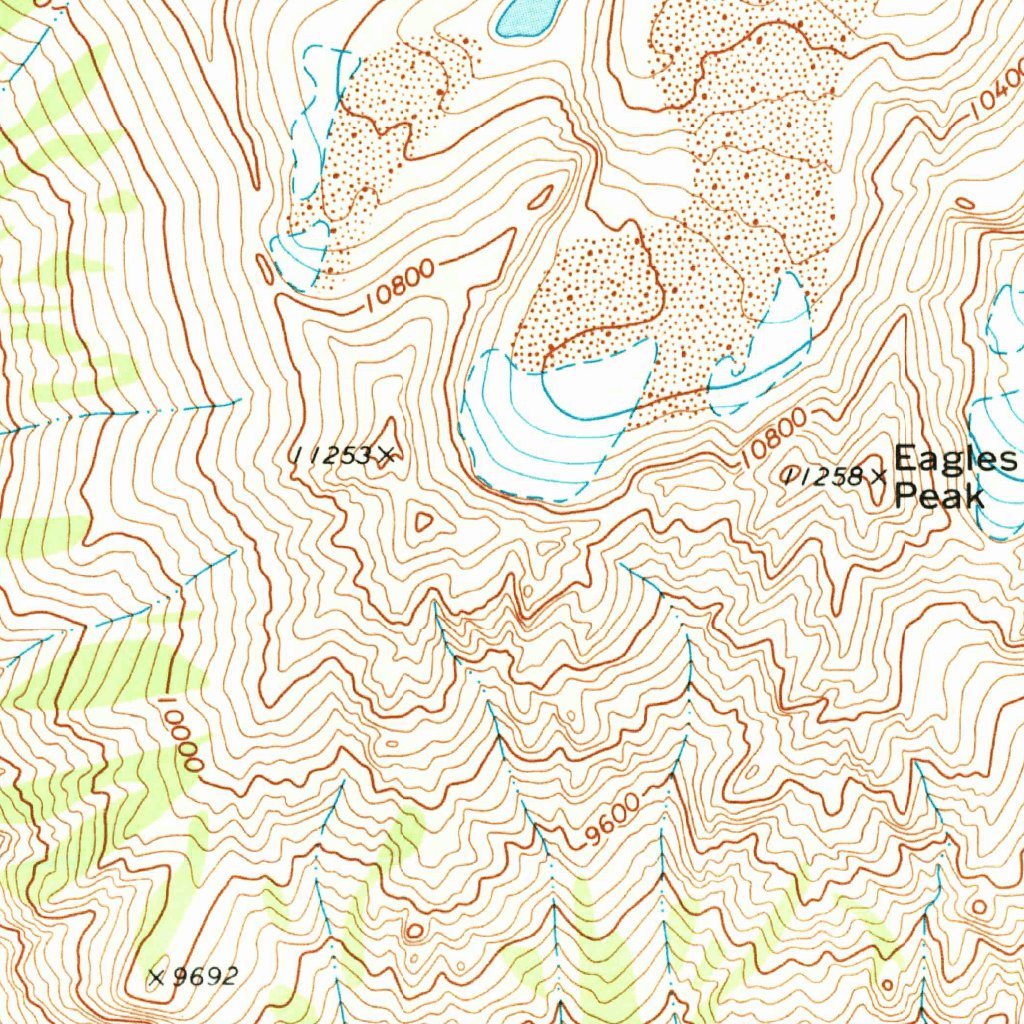 Ranger Peak, WY (1968, 24000-Scale) Map by United States Geological ...