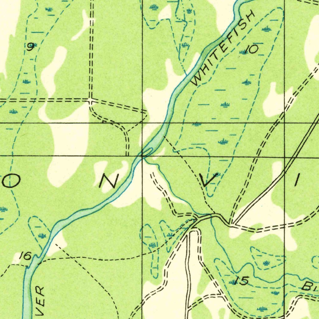 Rapid River, MI (1932, 31680-Scale) Map by United States Geological ...