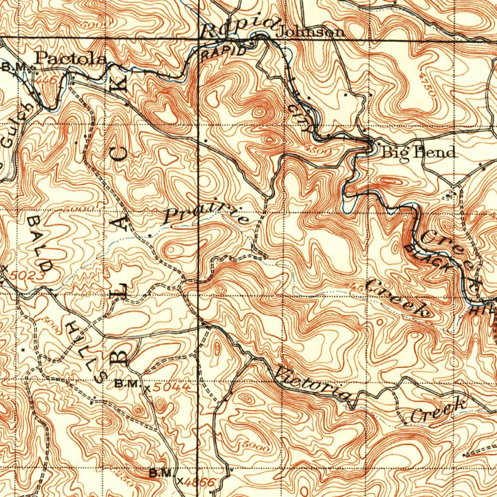 Rapid, SD (1898, 125000-Scale) Map by United States Geological Survey ...