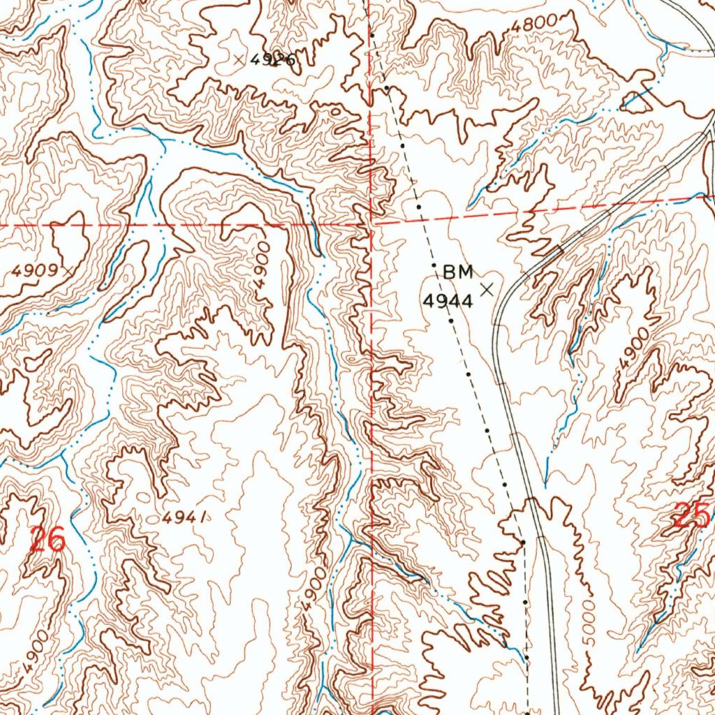 Rasmussen Hollow, UT (1965, 24000-Scale) Map by United States ...