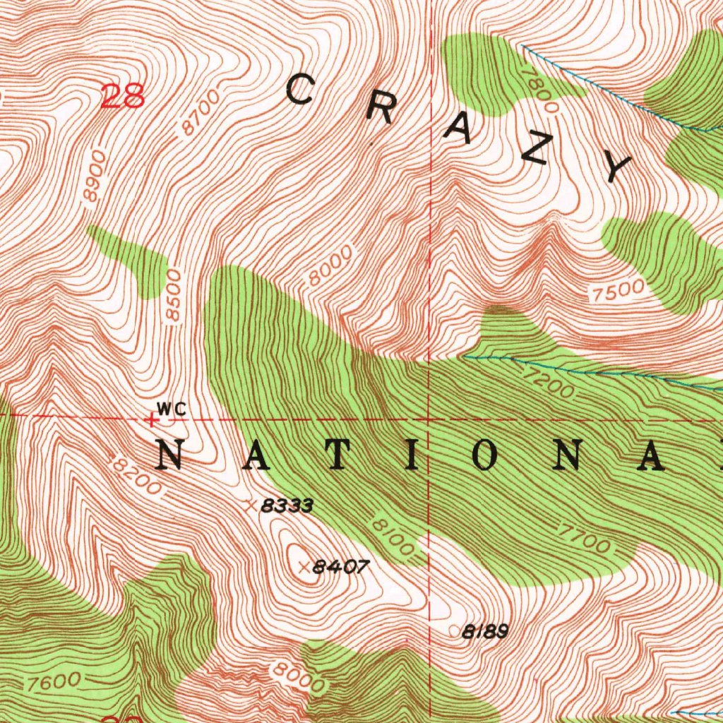 Raspberry Butte, MT (1951, 24000-Scale) Map by United States Geological ...