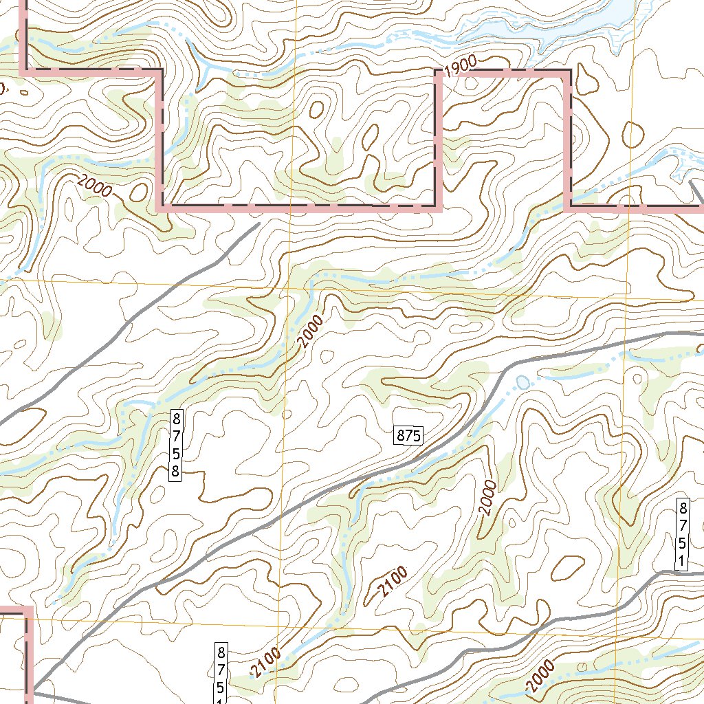 Rat Lake SW, ND (2020, 24000-Scale) Map by United States Geological ...