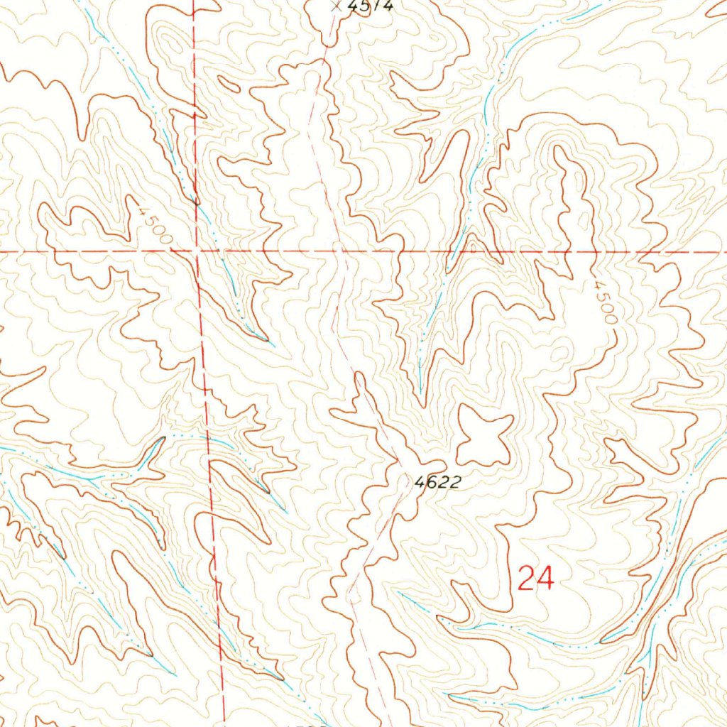 Rawhide School, WY (1971, 24000-Scale) Map by United States Geological ...