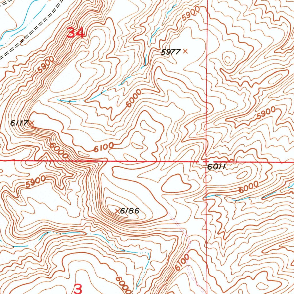 Ray Lake, WY (1952, 24000-Scale) Map by United States Geological Survey ...