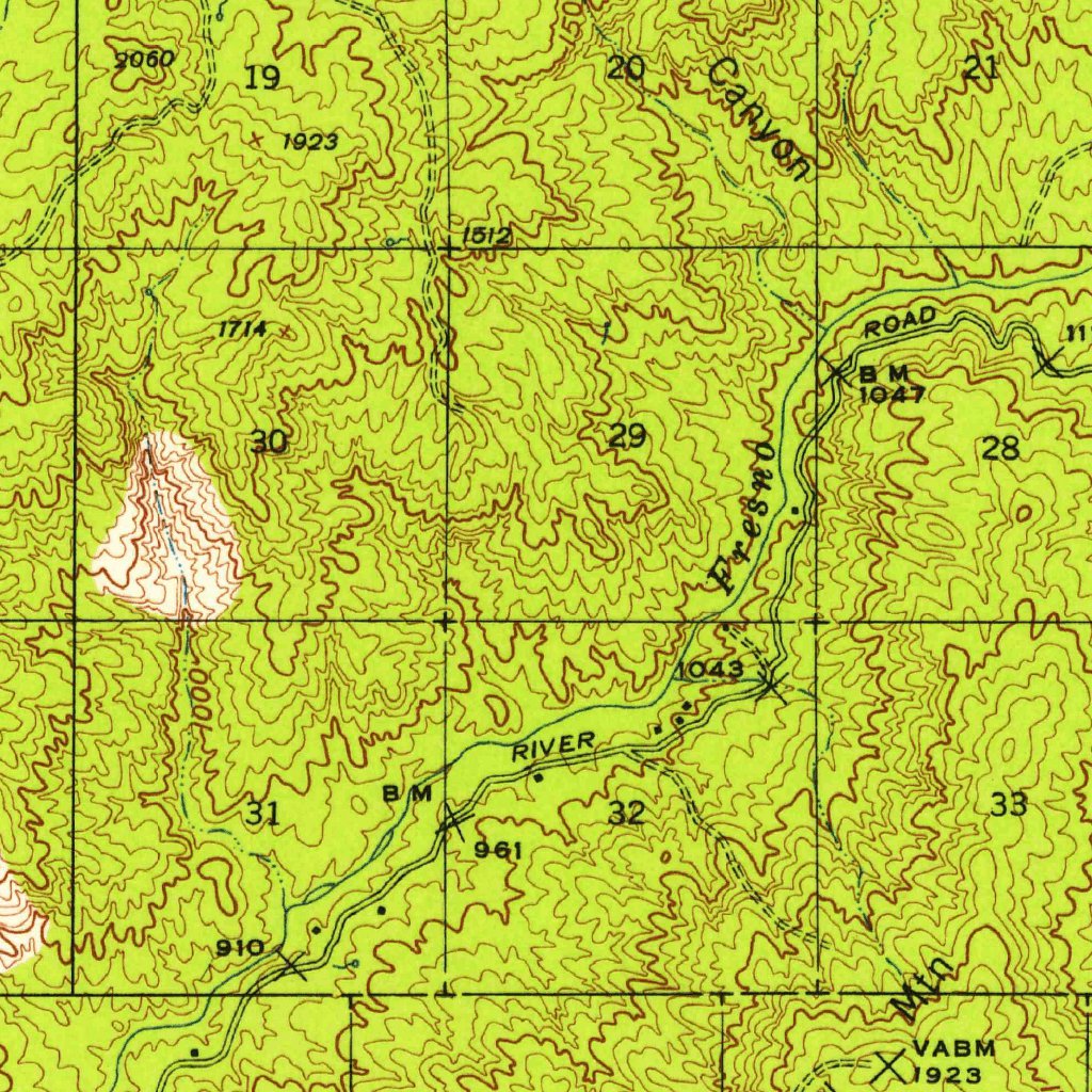 Raymond, CA (1942, 62500-Scale) Map by United States Geological Survey ...