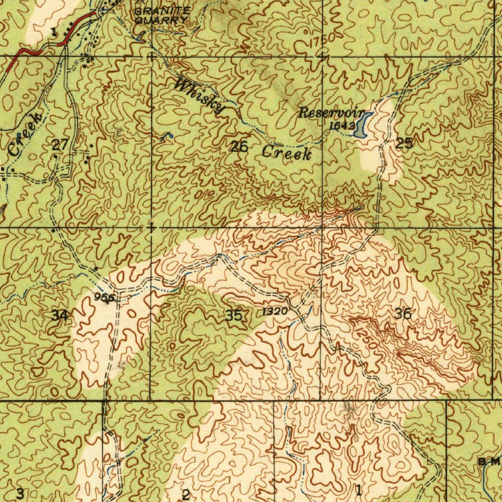 Raymond, CA (1944, 62500-Scale) Map by United States Geological Survey ...