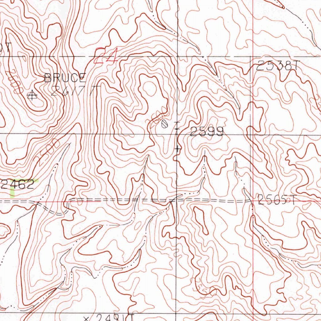 Raymond, MT (1983, 24000-Scale) Map by United States Geological Survey ...