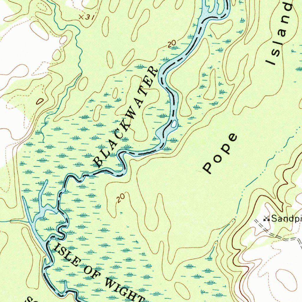Raynor, VA (1968, 24000-Scale) Map by United States Geological Survey ...