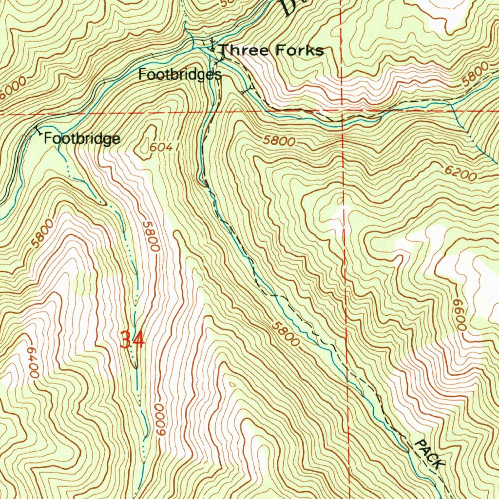 Rays Valley, UT (1994, 24000-Scale) Map by United States Geological ...