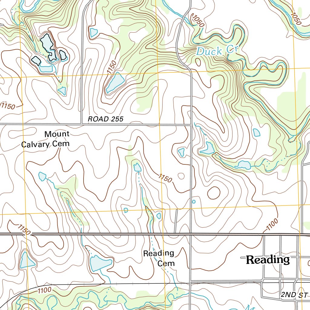 Reading, KS (2012, 24000-Scale) Map by United States Geological Survey ...