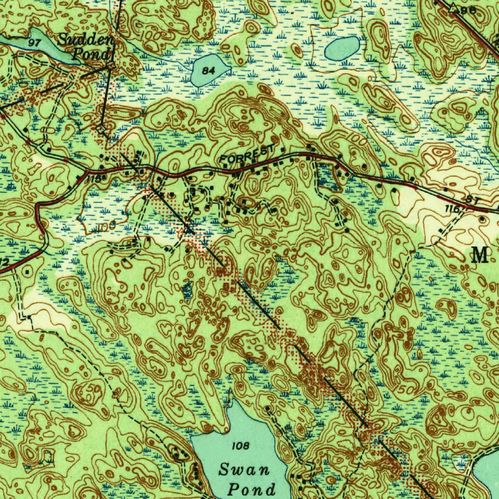 Reading, MA (1944, 31680-Scale) Map by United States Geological Survey ...