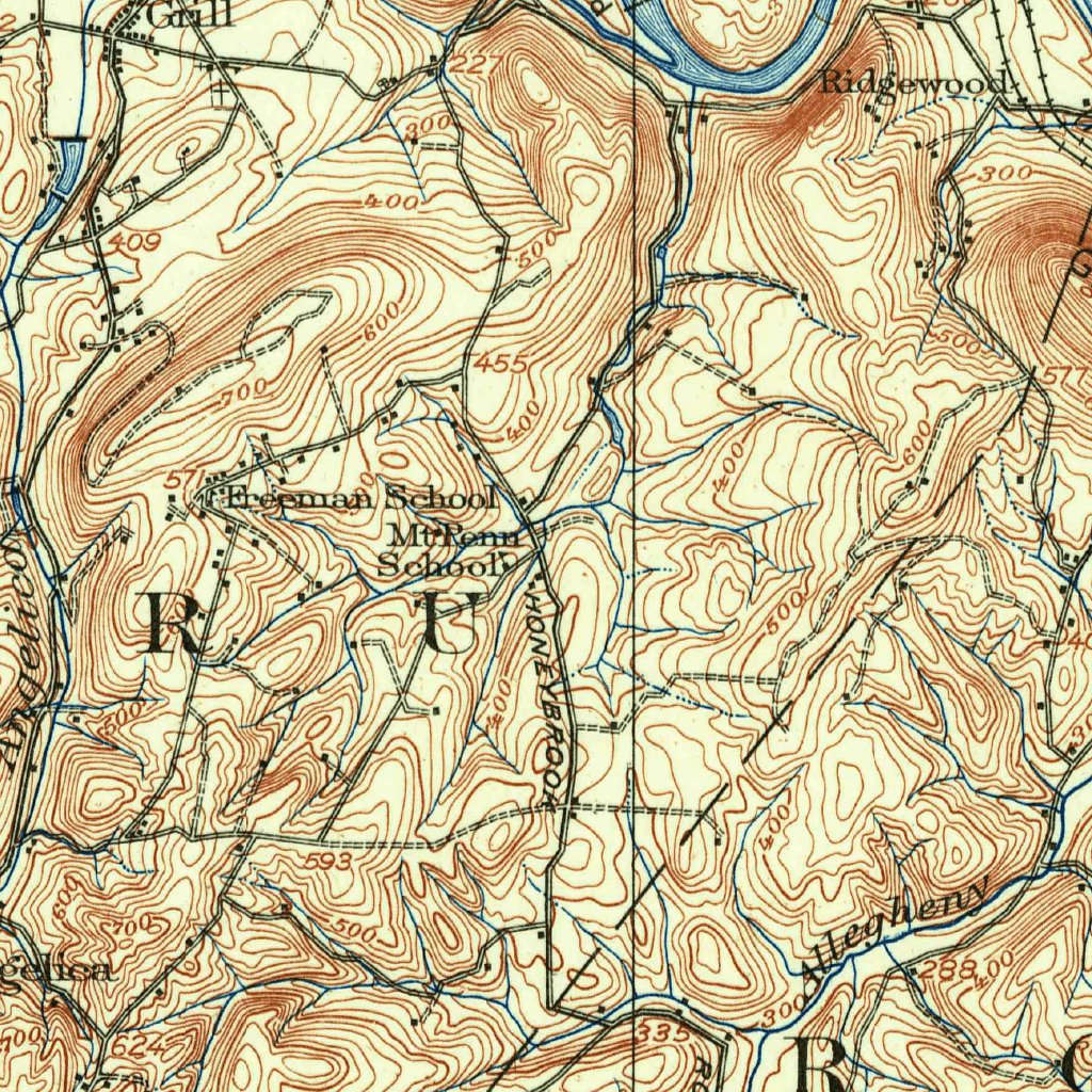 Reading, PA (1913, 62500-Scale) Map by United States Geological Survey ...