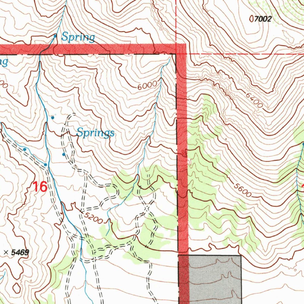 Reconnaissance Peak, CA (1994, 24000-Scale) Map by United States ...