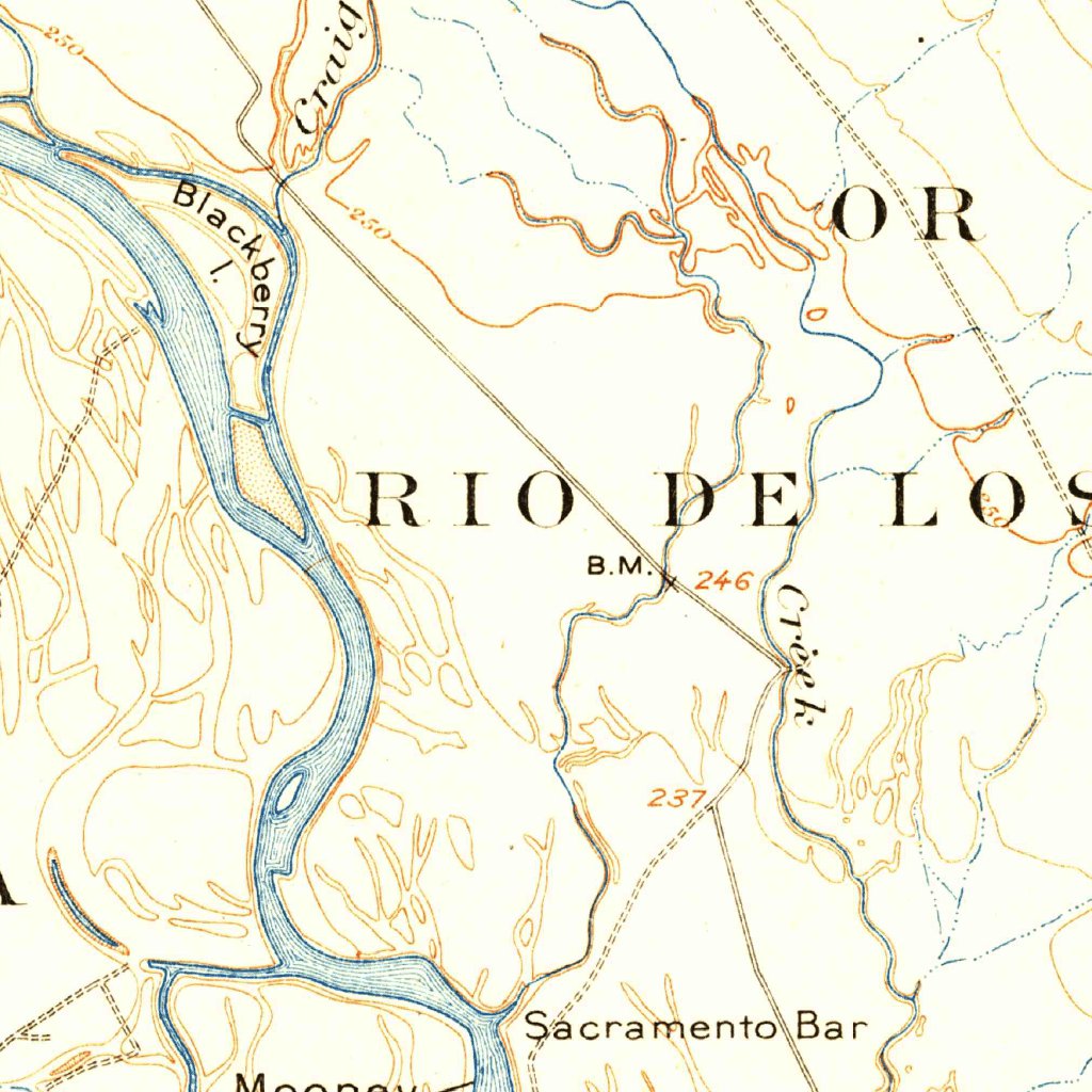 Red Bluff, CA (1905, 62500-Scale) Map by United States Geological ...