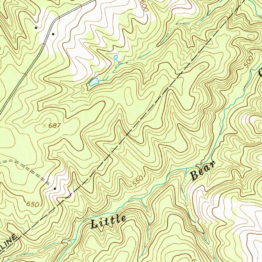 Red House, VA (1968, 24000-Scale) Map by United States Geological ...