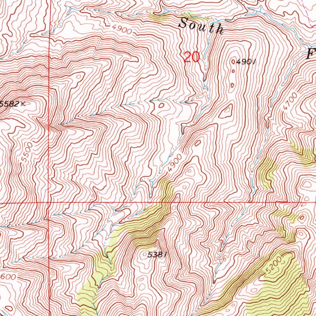 Red Lodge East, MT (1969, 24000-Scale) Map by United States Geological ...